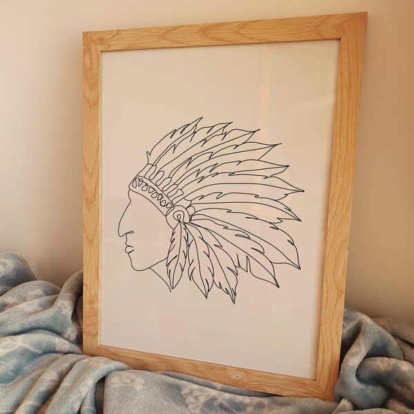 Native Sketch - Etsy