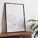 Minimalist Football Line Art Print, Soccer Sport Wall Art, Digital ...