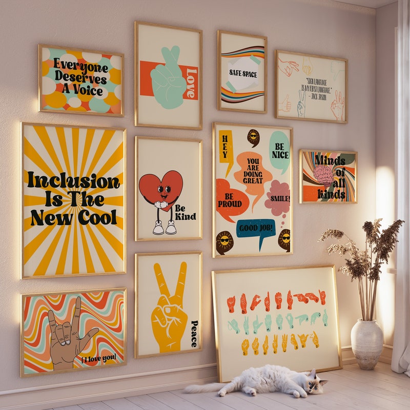 Sign Language Art - Etsy