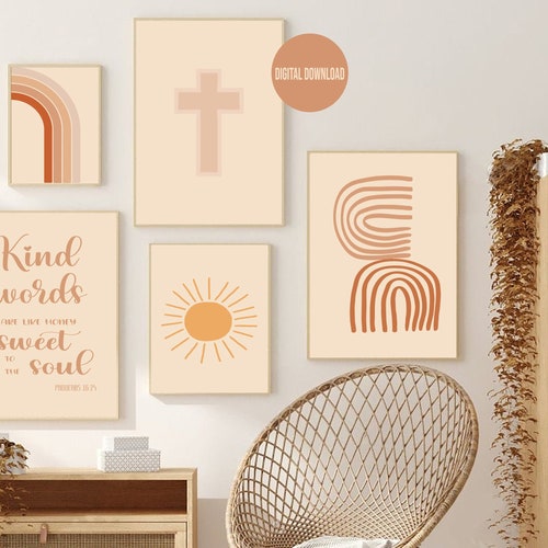 Fruits of the Spirit Bible Verse Poster Wall Art Printable - Etsy