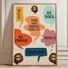 Fun Retro Speech Therapy Art, SLP Illustration Drawing, Office ...