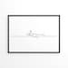 Minimalist Rowing Boat Line Art, Water Sport Printable, Rower Poster ...