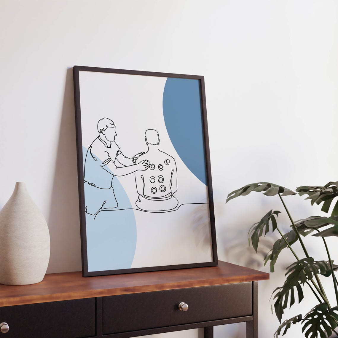 Minimalist Sport Therapy Gallery Set of 16 Drawings, Line Art Print ...