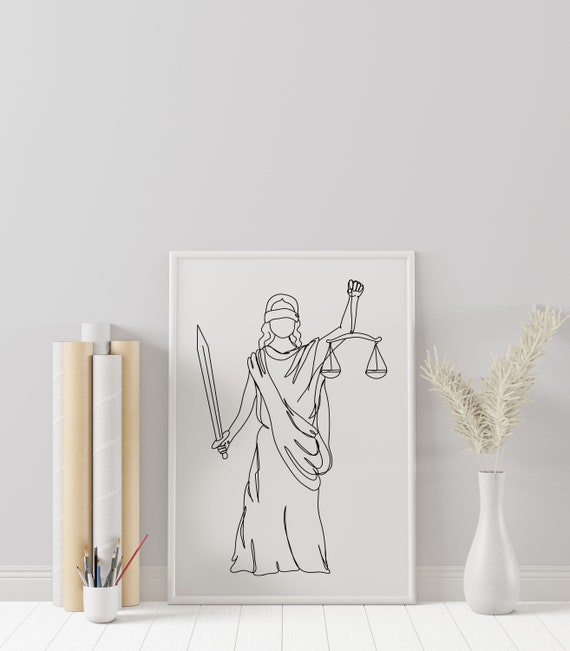 Lady Justice Drawing Ideas