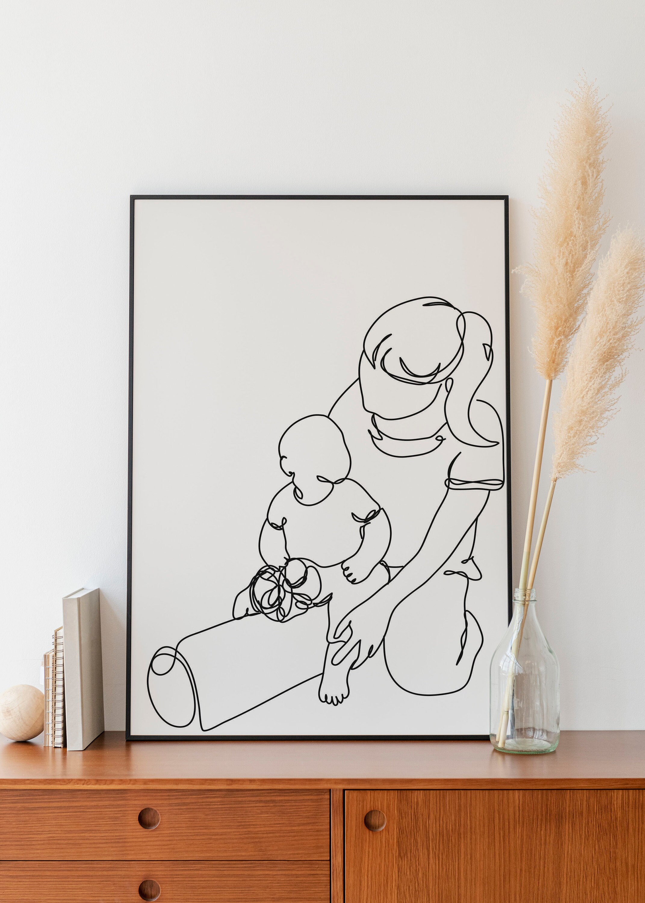 Minimalist Pediatric Line Art, Digital Download, Medical Artwork ...