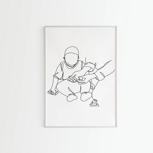 Minimalist Pediatric Line Art, Digital Download, Medical Artwork ...