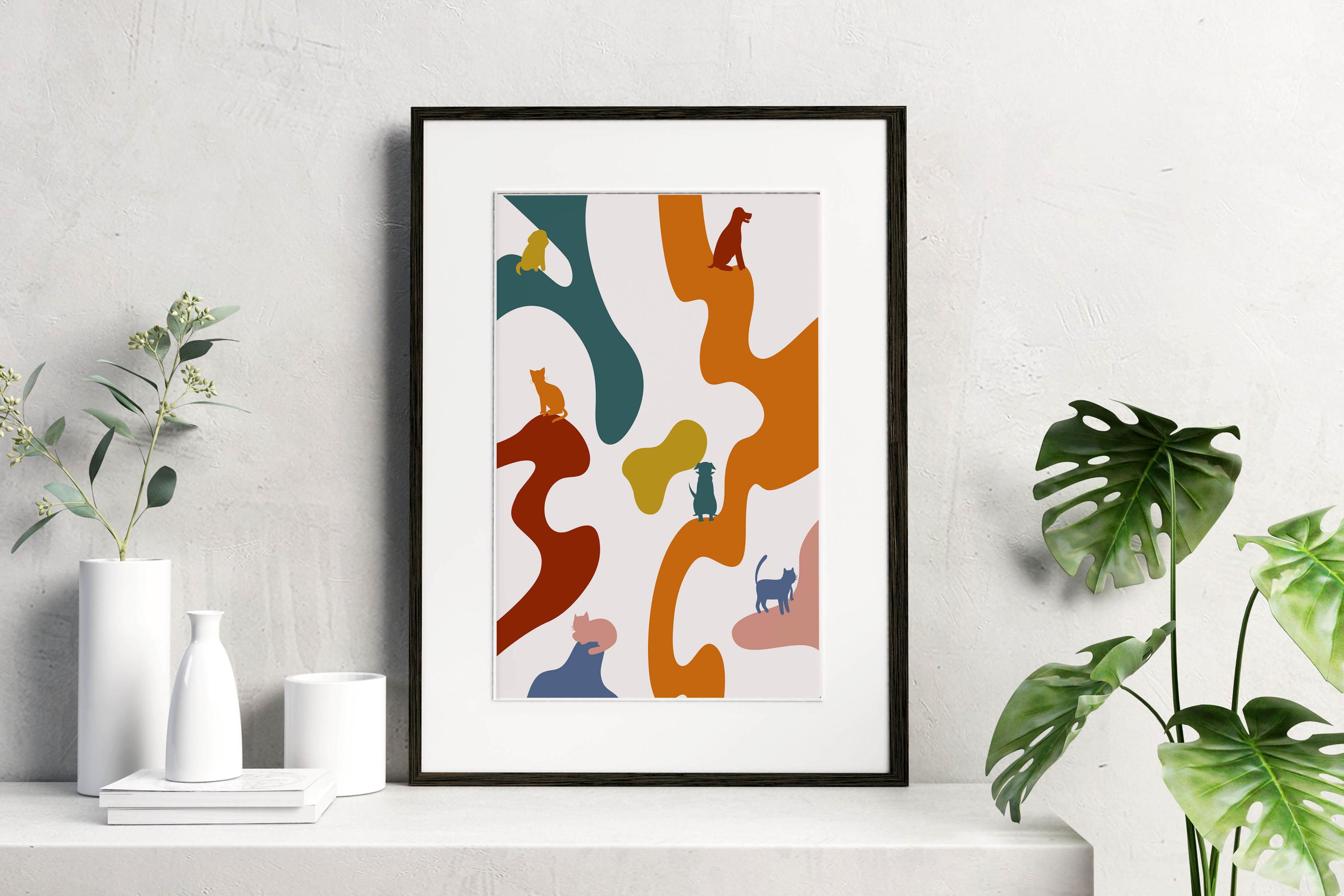 Retro Veterinarian Poster, Veterinary Drawing, VET Office Decoration ...