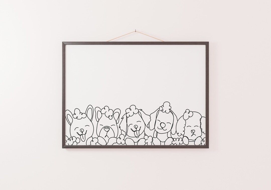 Veterinary Line Art, Vet Office, Clinic Decoration, Animal Hospital ...
