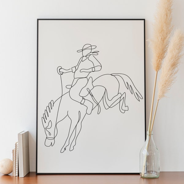 Bucking Bronco - Etsy