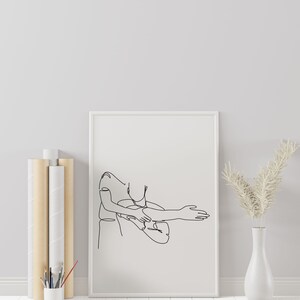 Minimalist Sport Therapy Line Art, Digital Download, Athlete Injury ...