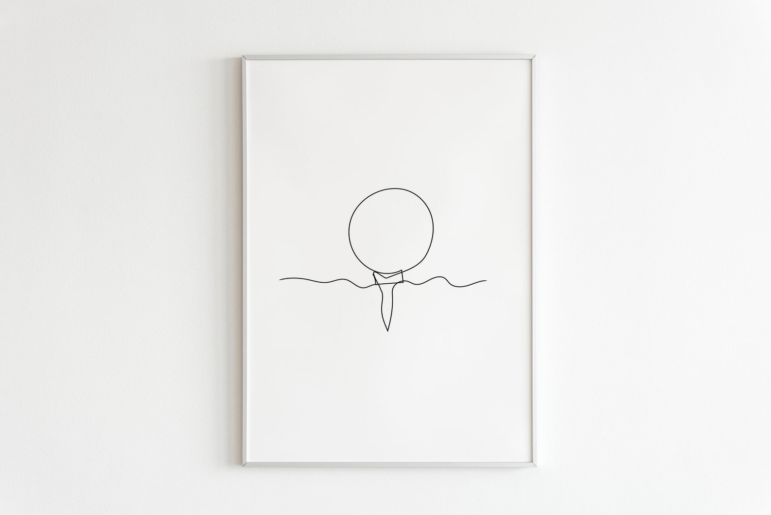 Minimalist Golf Tee, Sport Clubs Line Art, Digital Download, Athlete ...