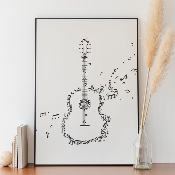 Music Note Poster - Etsy