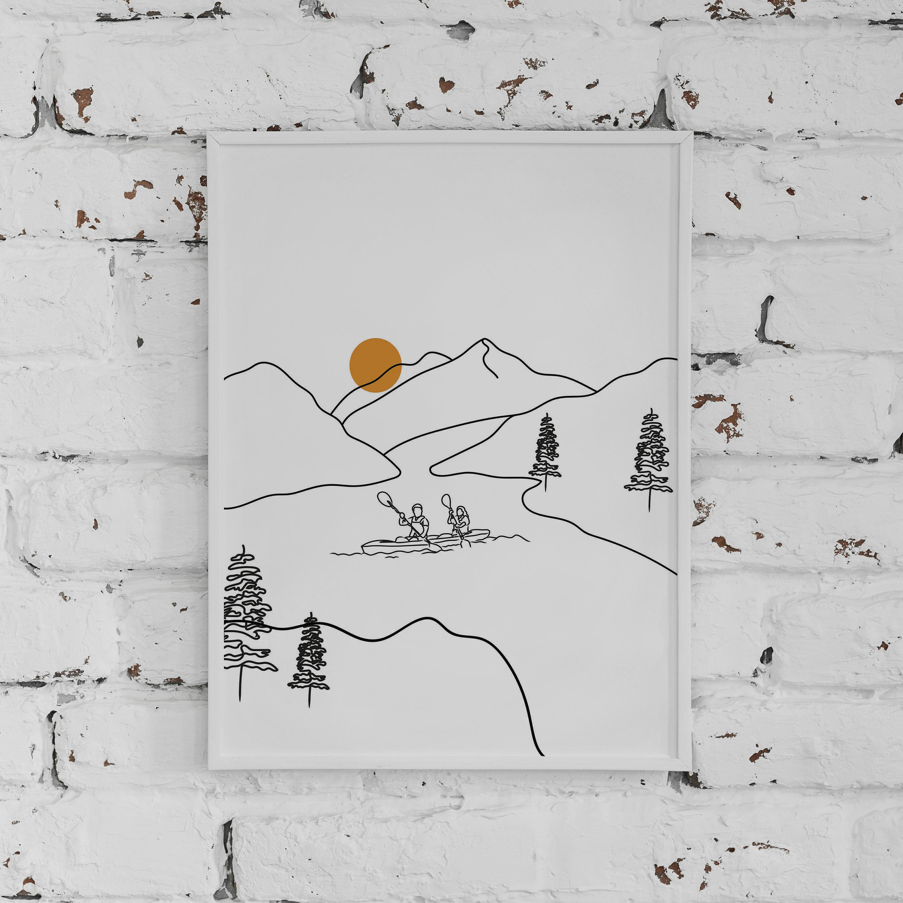 Simple Sketches Of Mountains