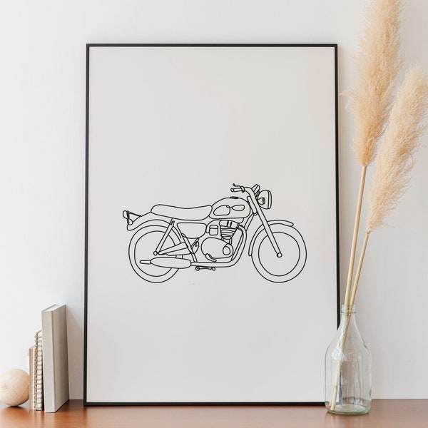 Motorcycle Art - Etsy