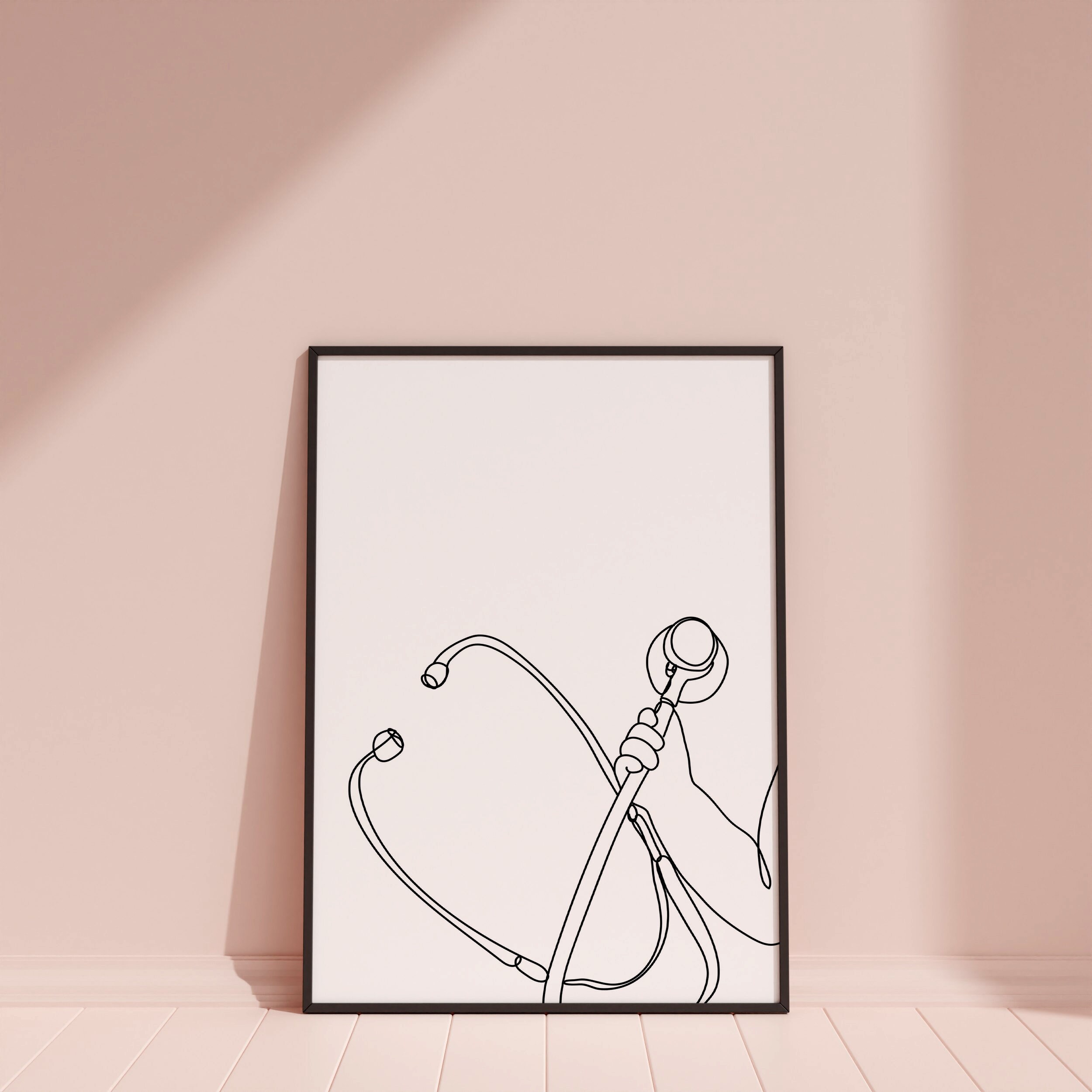 Minimalist Pediatric Line Art, Digital File, Medical Baby With ...