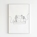 Minimalist Sewing Machine Line Art, Digital Download, Fashion Tailoring ...