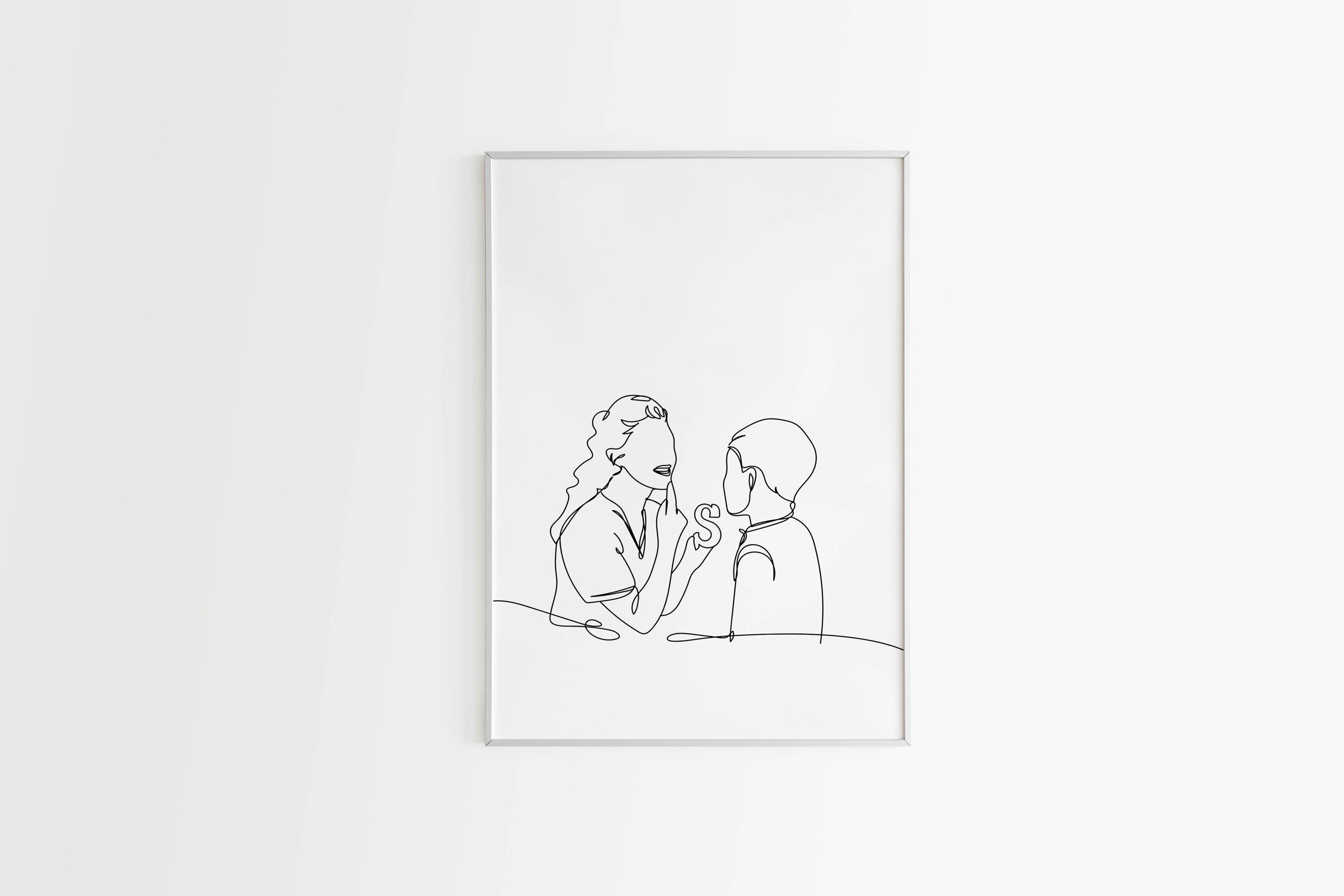Minimalist Speech Therapy Line Art, SLP Drawings, Office Decoration ...