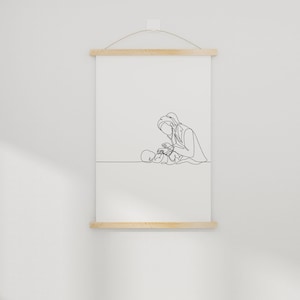 Minimalist Pediatric Line Art, Digital Download, Medical Artwork ...