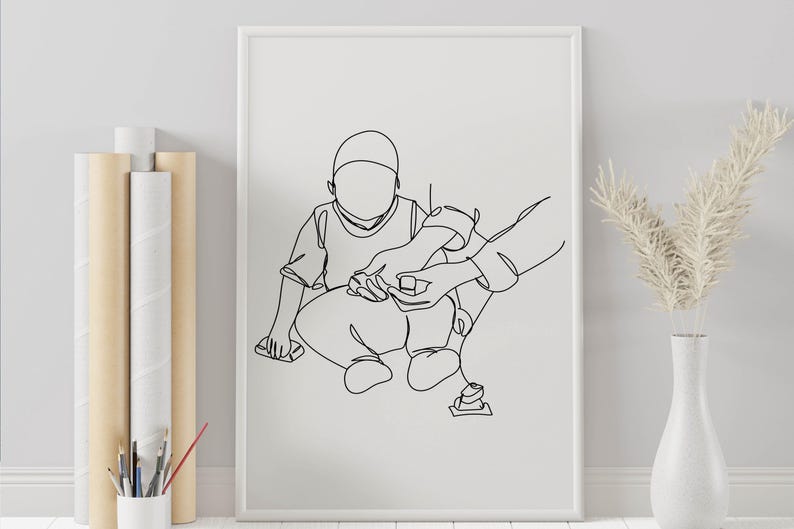 Minimalist Pediatric Line Art, Digital Download, Medical Artwork ...