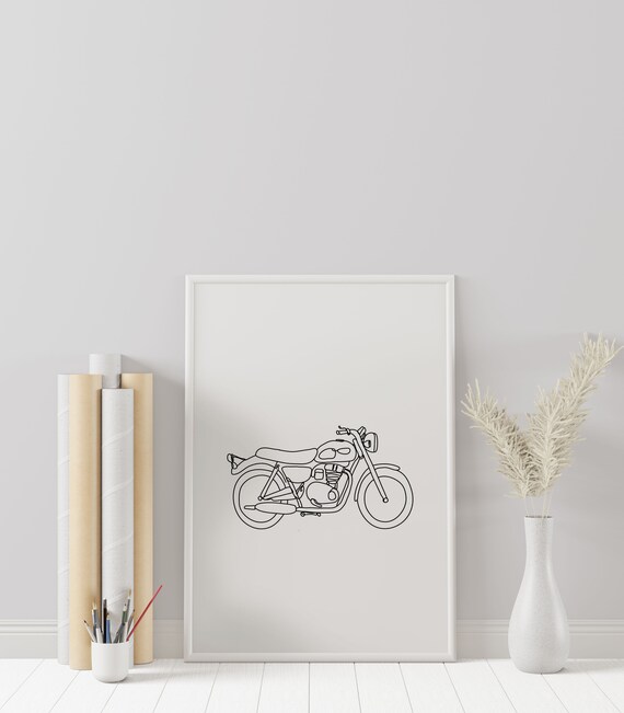 Eenvoudige Motorfiets Tekening Motorfiets & Motorfiets | Ontdek De