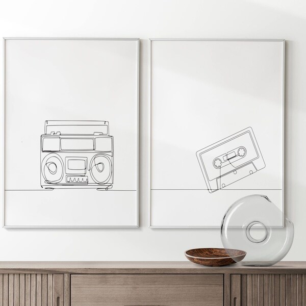 Boombox Print - Etsy