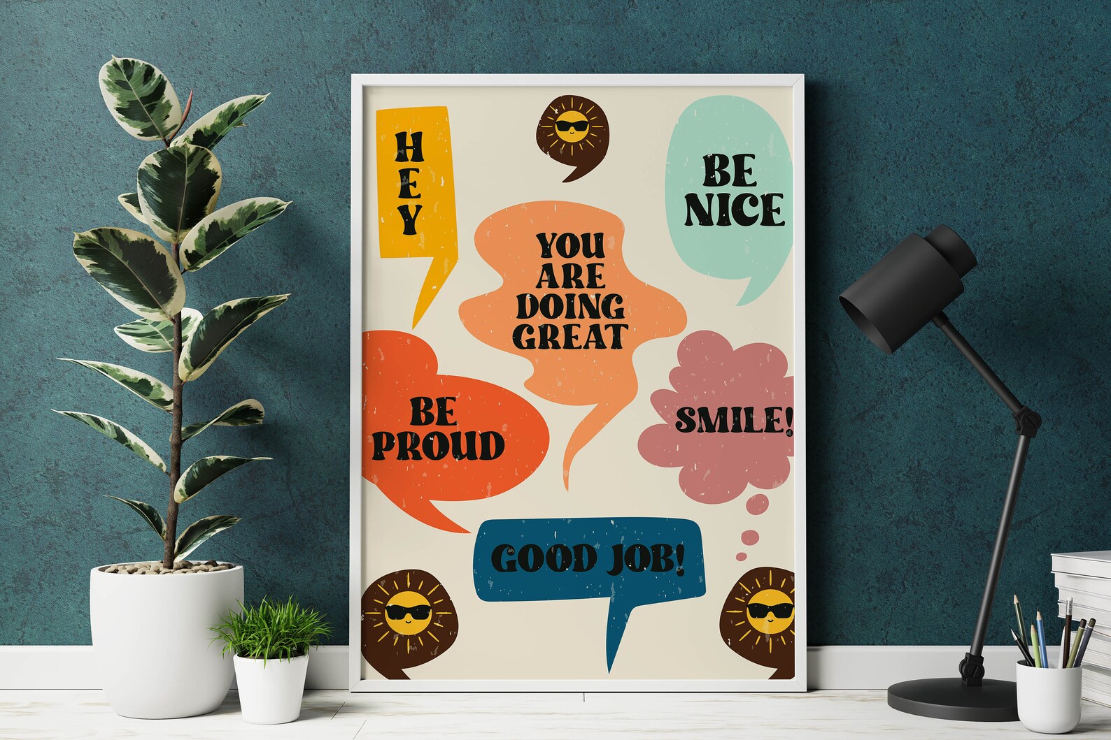 Fun Retro Speech Therapy Art, SLP Illustration Drawing, Office ...