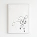 Minimalist Baseball Player Line Art, Digital Download, Sport Print ...