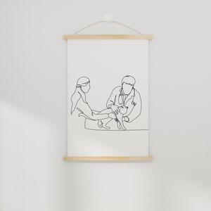 Veterinary Line Art, Vet Office, Clinic Decoration, Animal Hospital ...