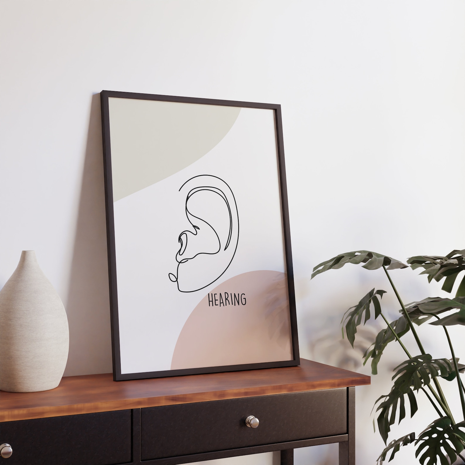 Minimalist Speech Therapy Line Art Gallery Set of 11 Drawings, Office ...