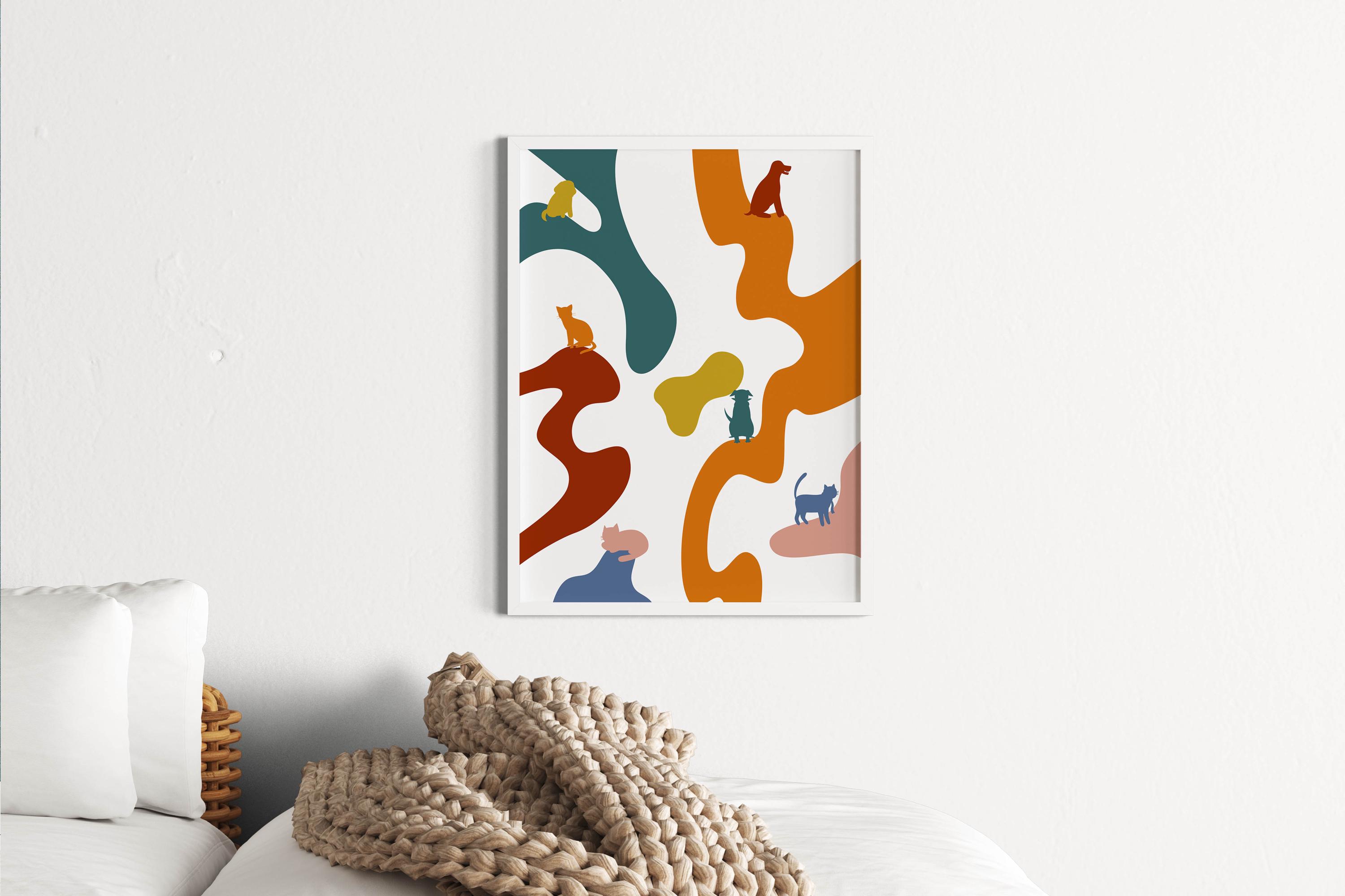 Retro Veterinarian Poster, Veterinary Drawing, VET Office Decoration ...