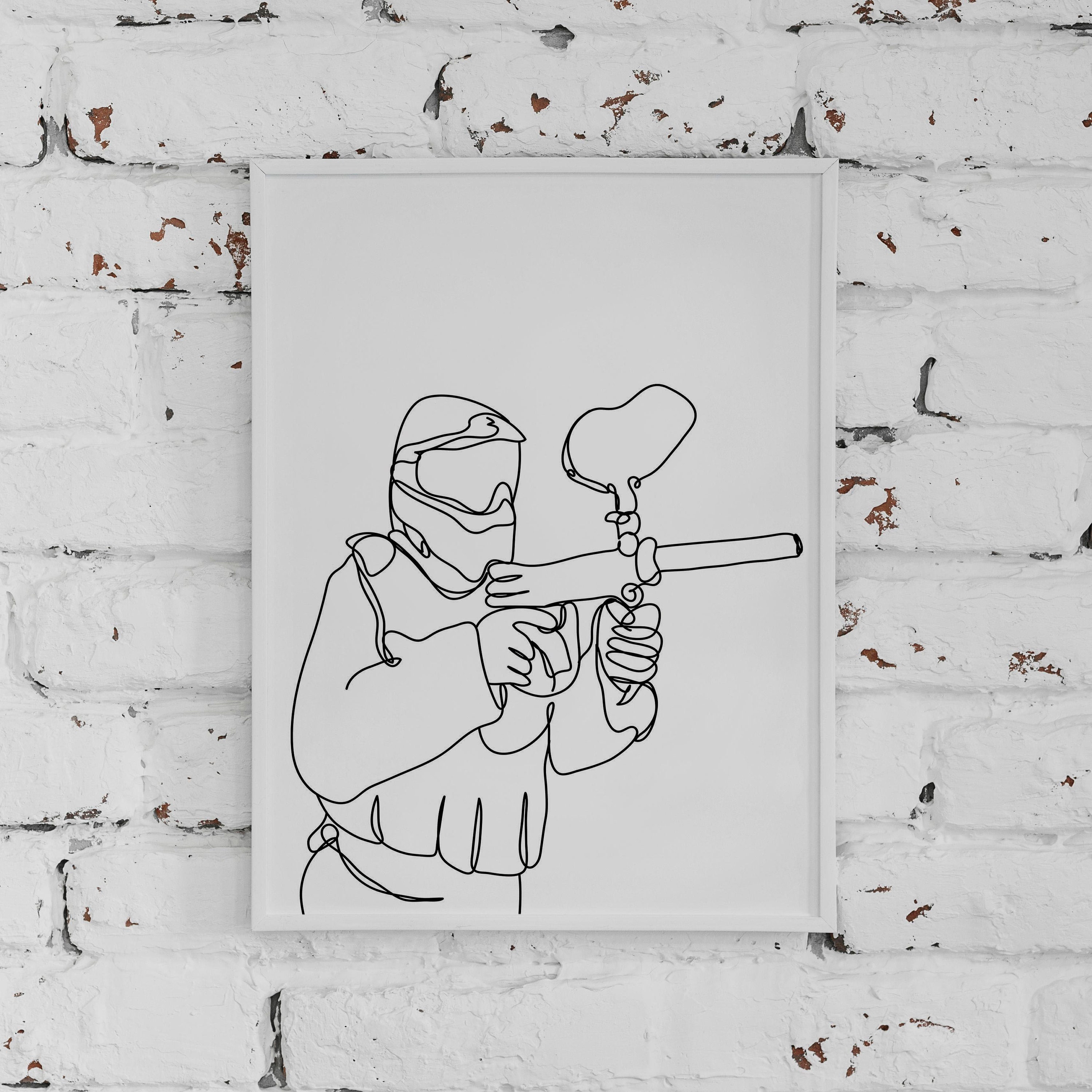 Paintball Gun Drawings