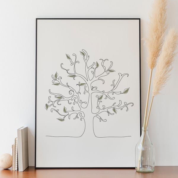 Tree of Life Line Art - Etsy