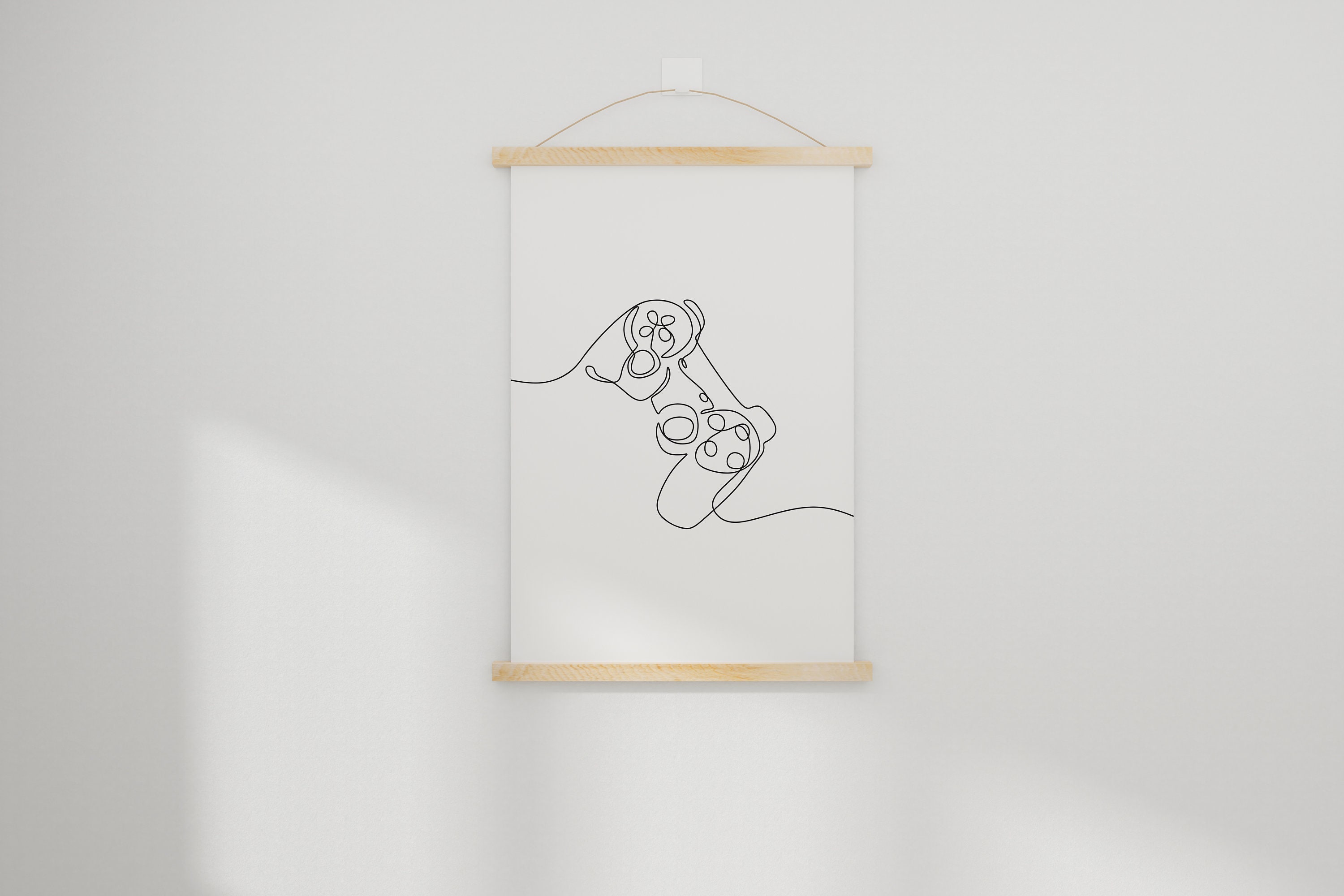 Minimalist Game Controller Line Art Digital Download - Etsy