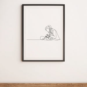 Minimalist Pediatric Line Art, Digital Download, Medical Artwork ...