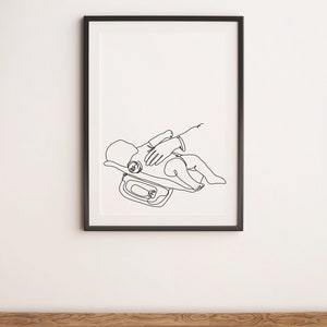 Minimalist Pediatric Line Art, Digital Download, Medical Artwork ...