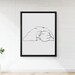 Minimalist Empty Tomb Line Art , Digital Download, Religious Print ...