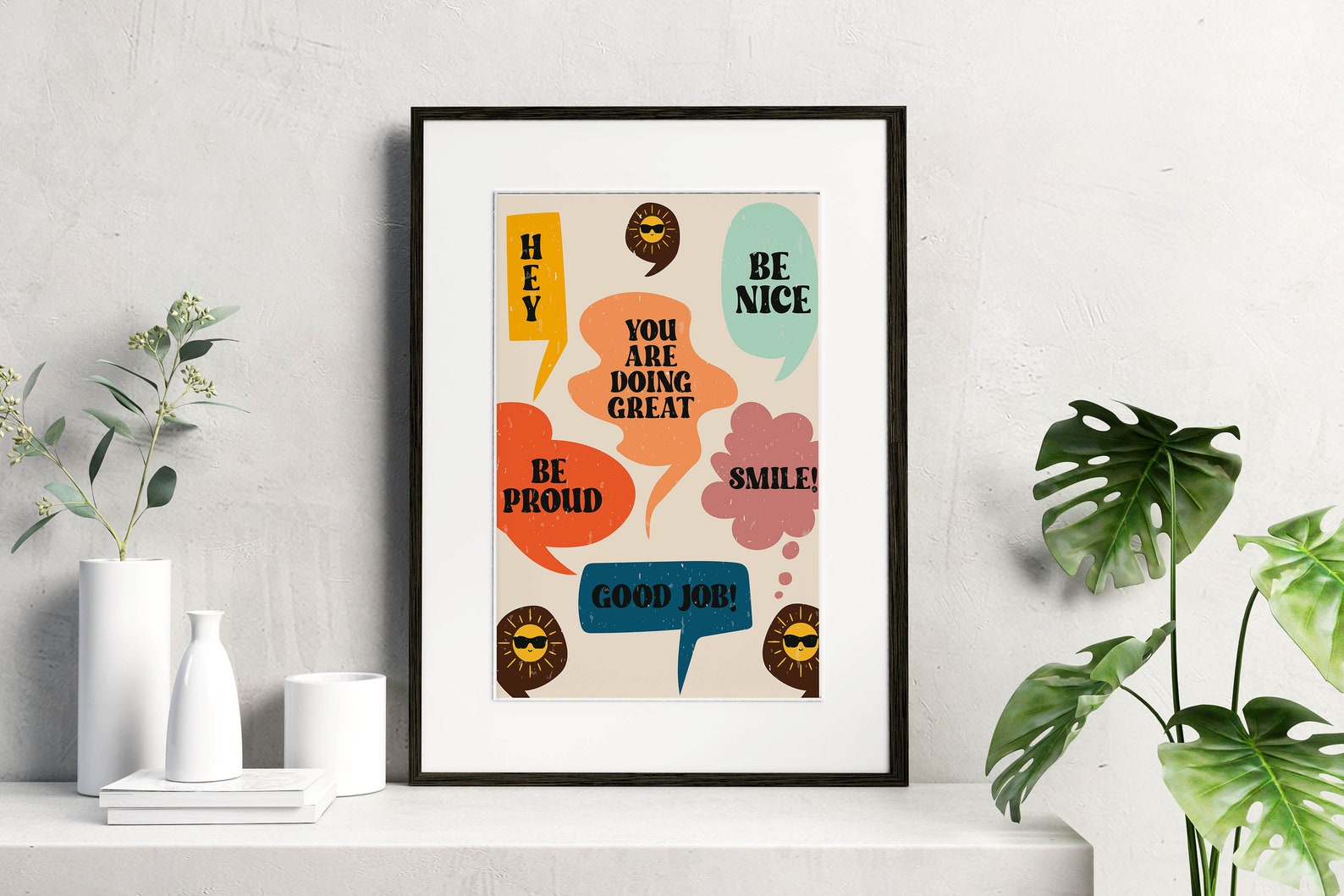 Fun Retro Speech Therapy Art, SLP Illustration Drawing, Office ...