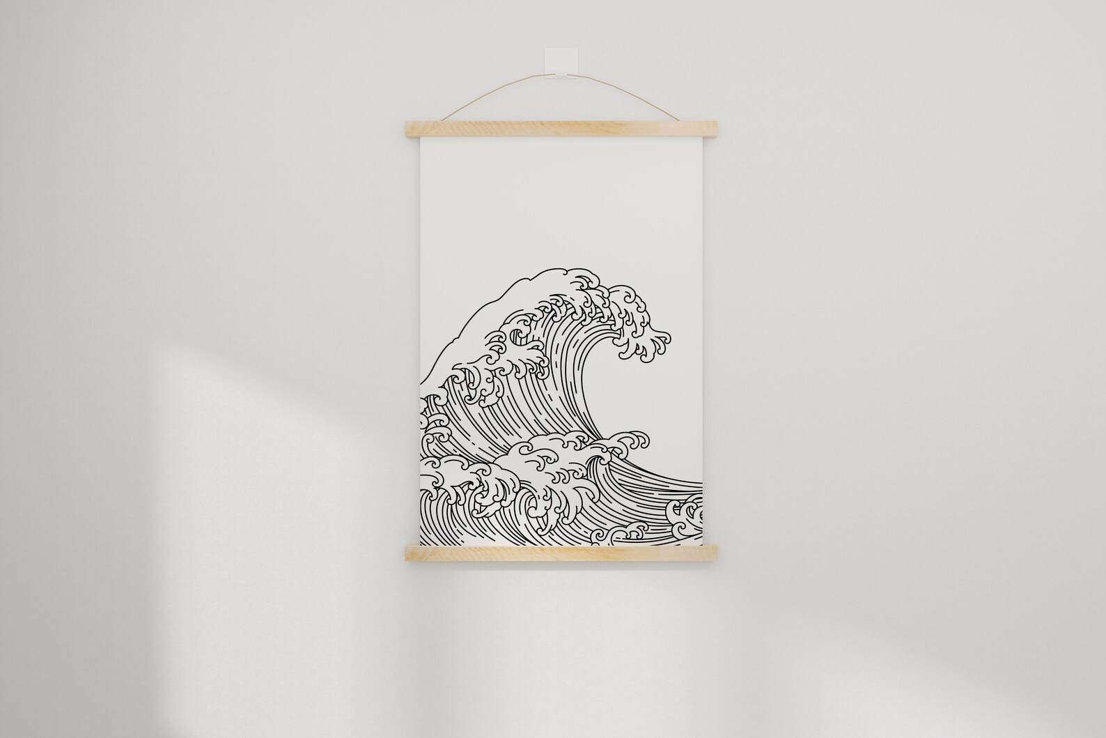 Minimalist Wave Line Art Digital Download Ocean Waves Simple - Etsy