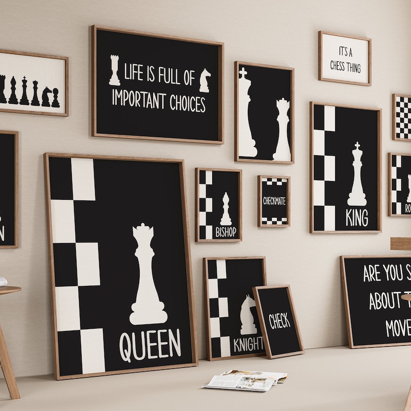 Chess Wall Decor - Etsy