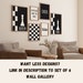 Chess Gallery Set of 15 Drawings, Check Decoration, Retro Print, Board ...