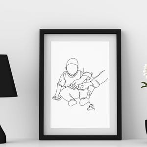 Minimalist Pediatric Line Art, Digital Download, Medical Artwork ...