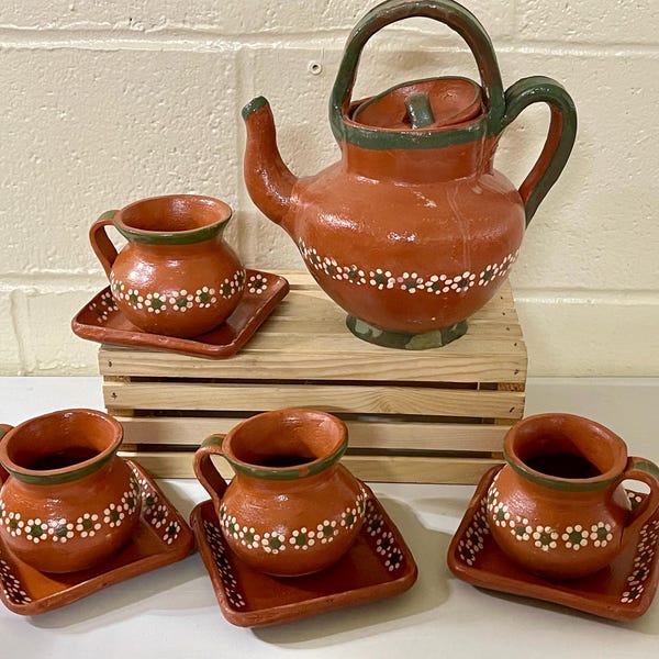 Mexican Tea Set - Etsy