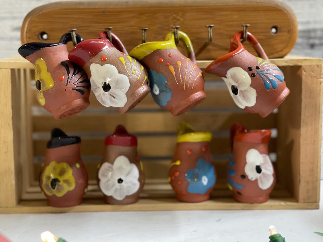 Michoacan Pottery.mini Jarrita.mini Pitcher.mini Jarrita De Barro.gift ...