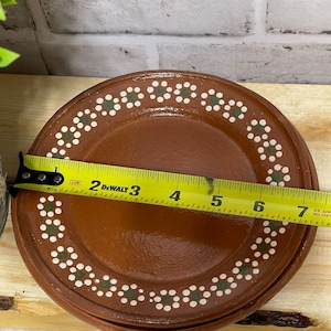 Mexican Handmade Rustic Salad Plate 2pc Set/ Plato De Barro 18cm - Etsy