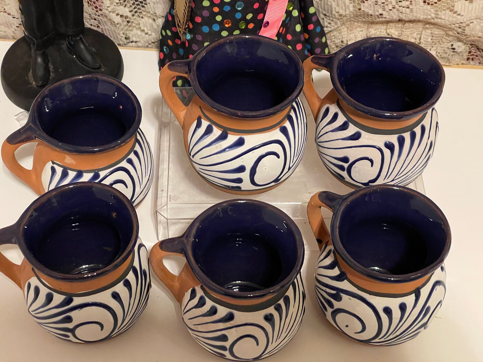 Mexican Ceramic Mugs Set of 6pcs - Etsy