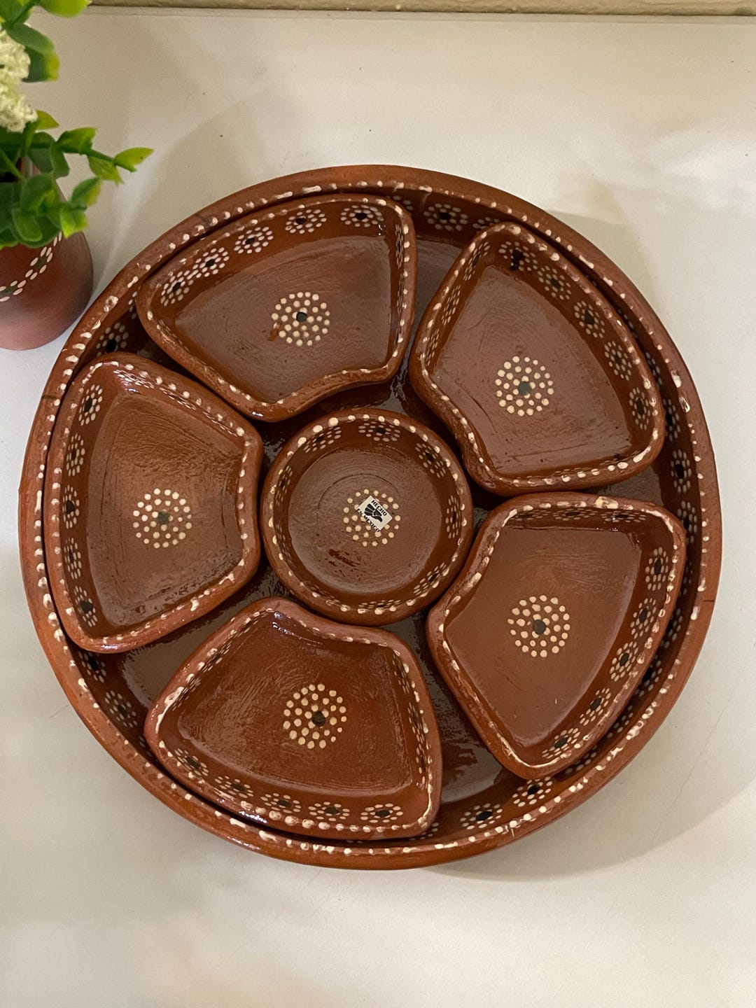 Handmade Authentic Mexican Snack Tray Gift Set/ Botanero Rustico De ...