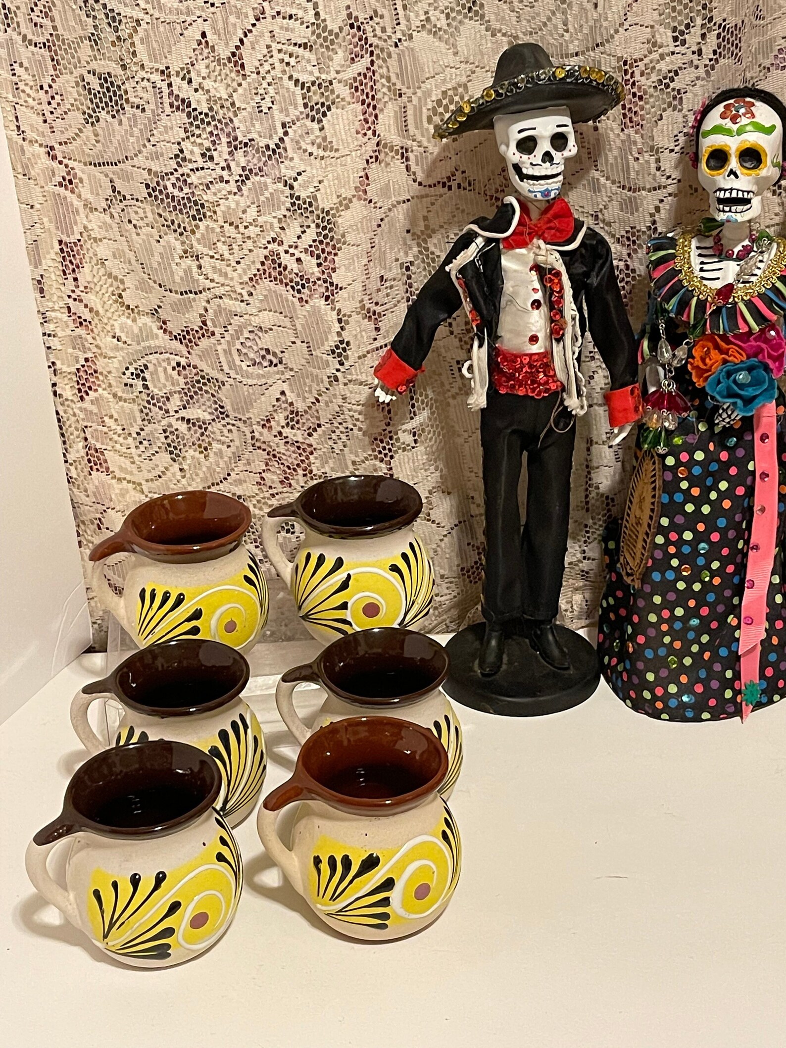 Mexican Ceramic Mugs Set of 6pcs - Etsy