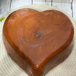 2pc Rustic Terracotta Corazón/heart Plate/plato Corazon De Barro-26cm ...
