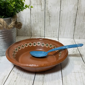 Authentic Mexican Steel Soup Spoons 2pc Set/cucharas Soperas De Peltre ...