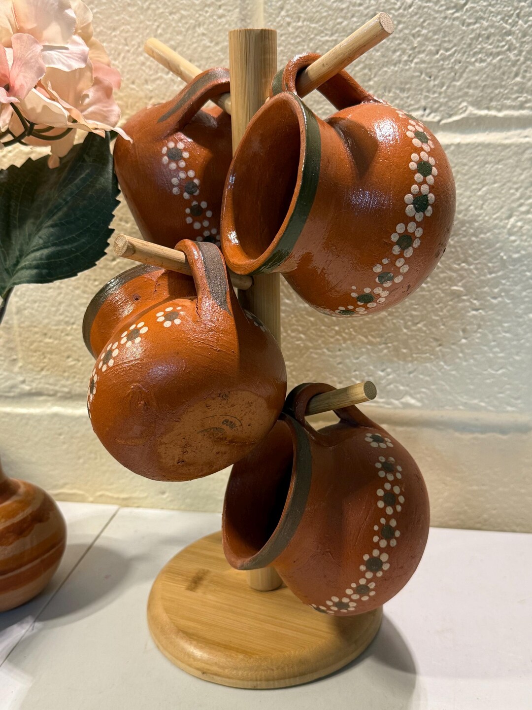 Mexico Handmade Rustic Pottery Tonala Mug.jarrito De Barro Rustico ...